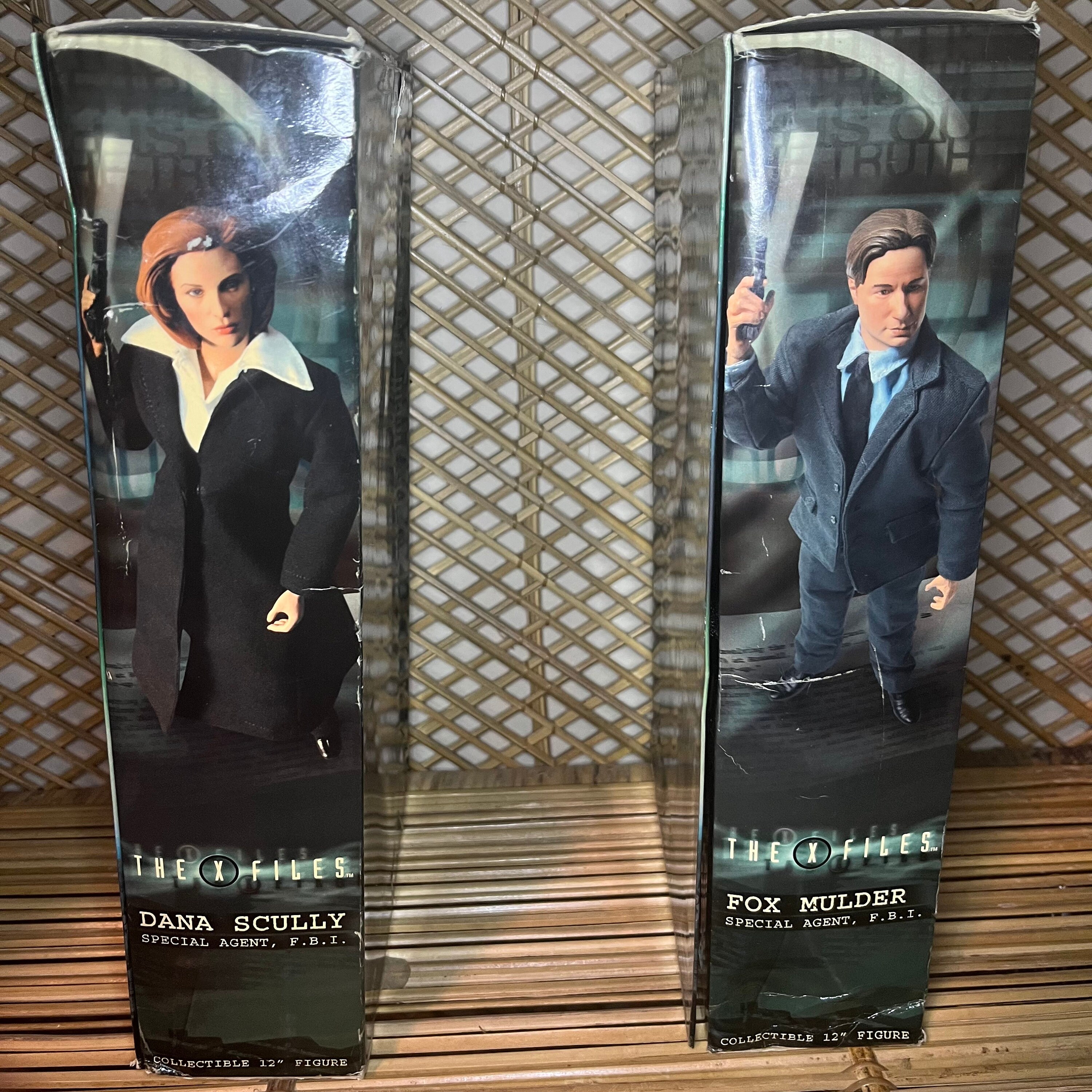 New in Box the X-files : Dana Scully & Fox MULDER 12 1/6 FIGURES ...