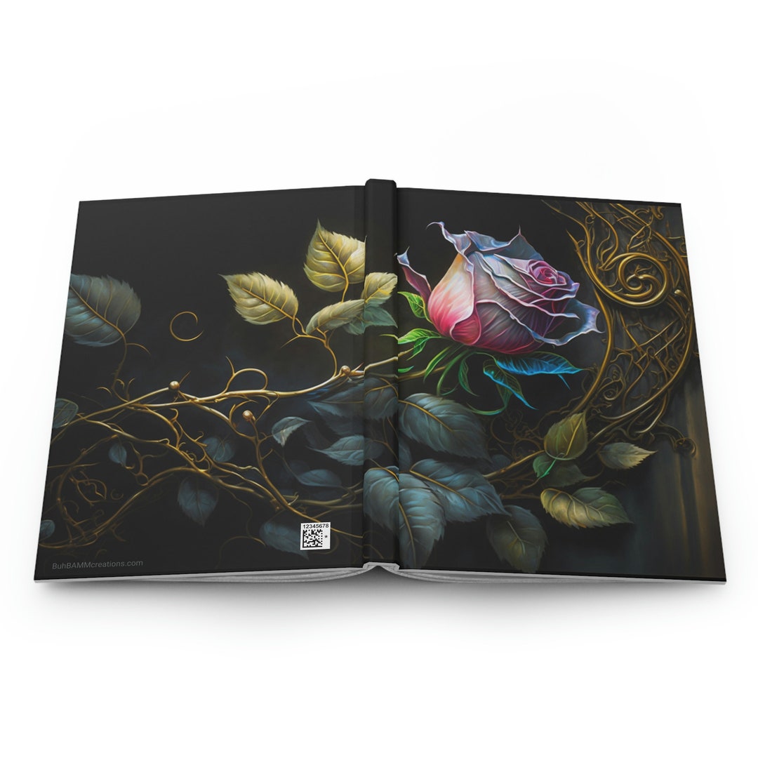 Spectral Rose Hardcover Journal Matte (style Baroque-inspired ...