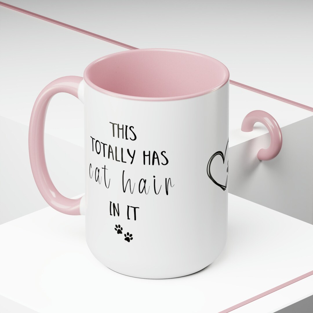 Cat Mug, Valentines Day Mug, Two-tone Coffee Mugs, 15oz Mugs, Vday ...