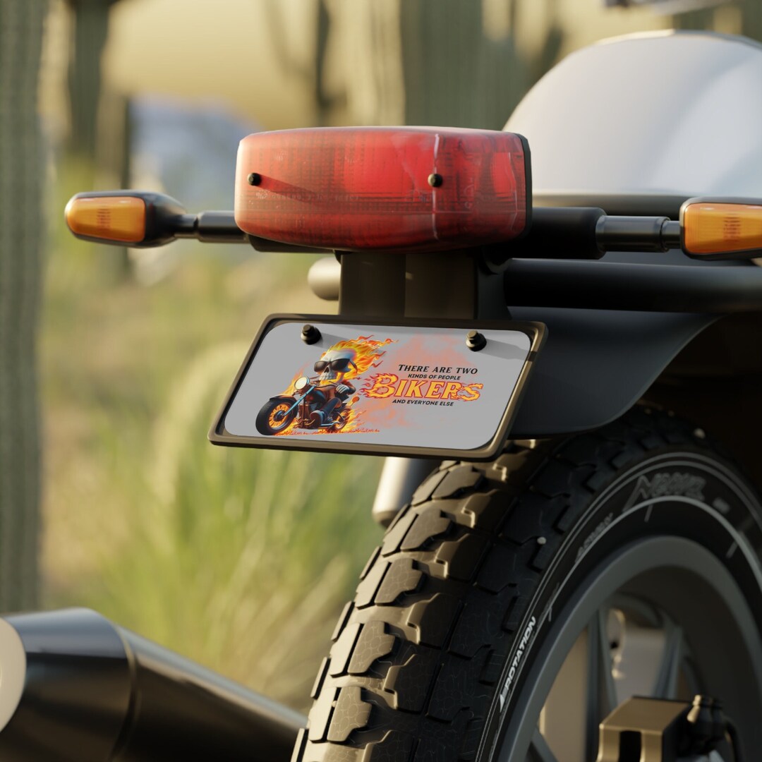 Biker Mini License Plate, Custom Plate, Custom License Plate, Printed ...
