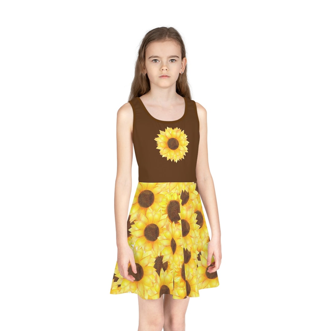 Sundresses, Sunflower Sundress, Pattern Dresses, Summer, Girls ...
