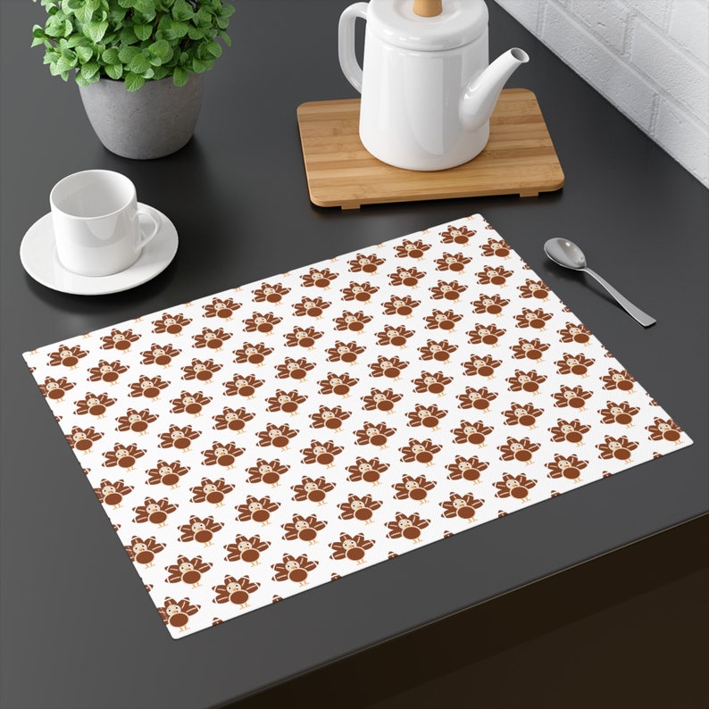Placemat, Dinner Mat, Lunch Mat, Table Decor, Table Mat, Placemats, Thanksgiving, Football ...