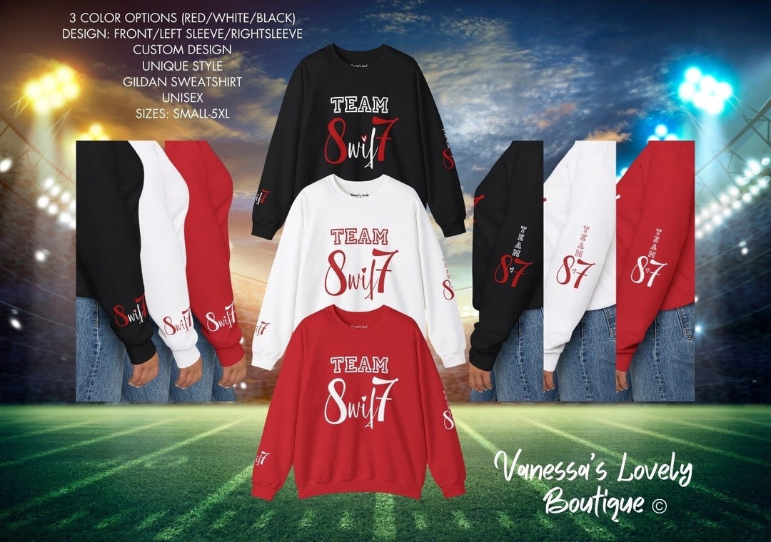 Swiftie Inspired Football Sweatshirt, Football, 87, Team 87 Sweatshirt ...