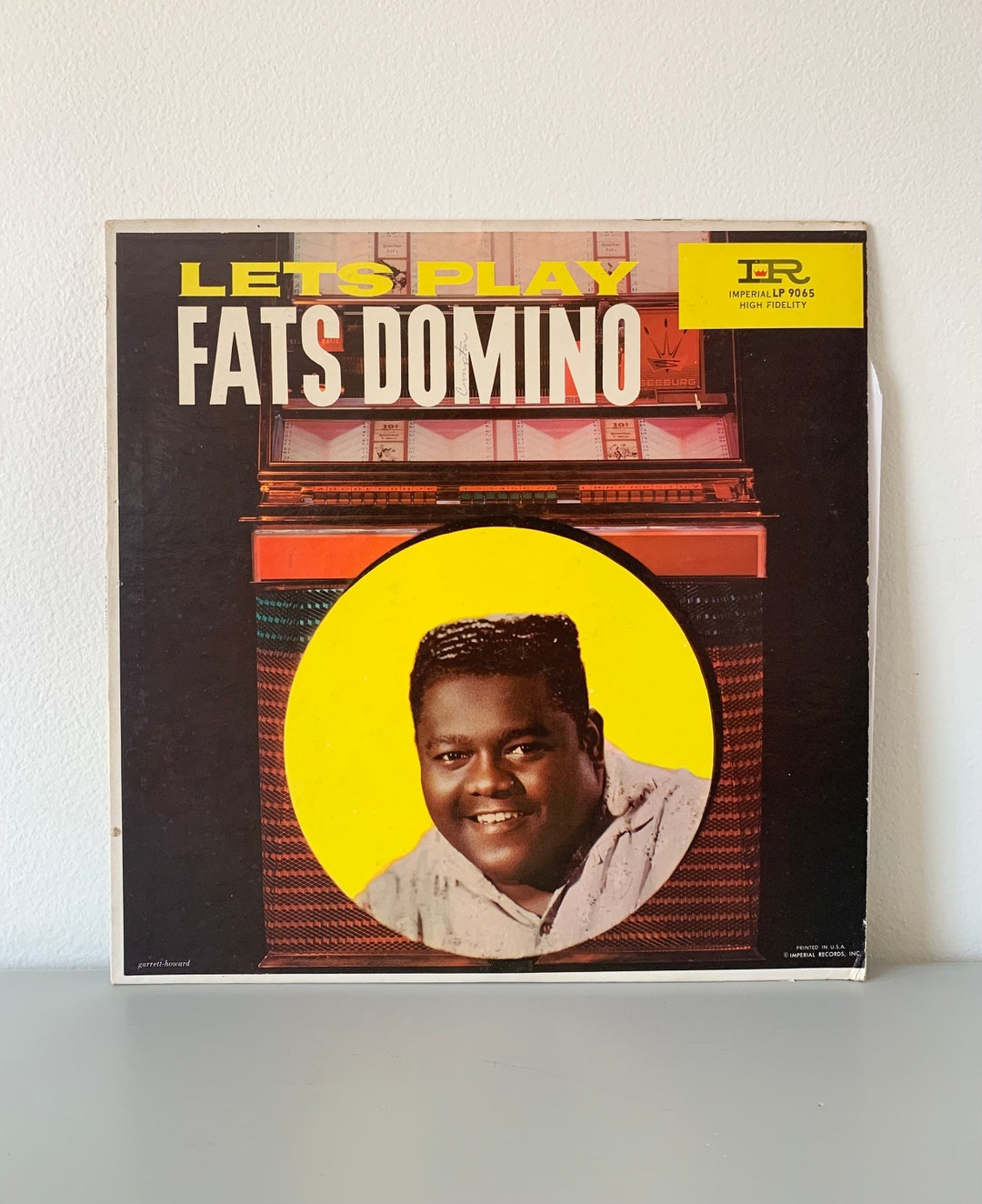 Vintage 50’s “let’s Play” Fats Domino Album, Mono LP, Record, Rare Find ...