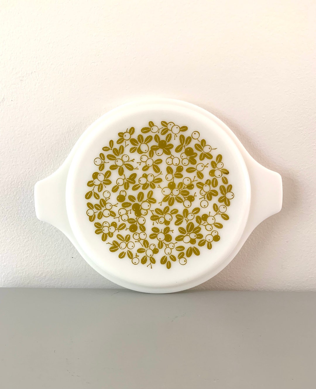 Vintage Pyrex Verde Olive Lid, Green 25-C12 - Etsy