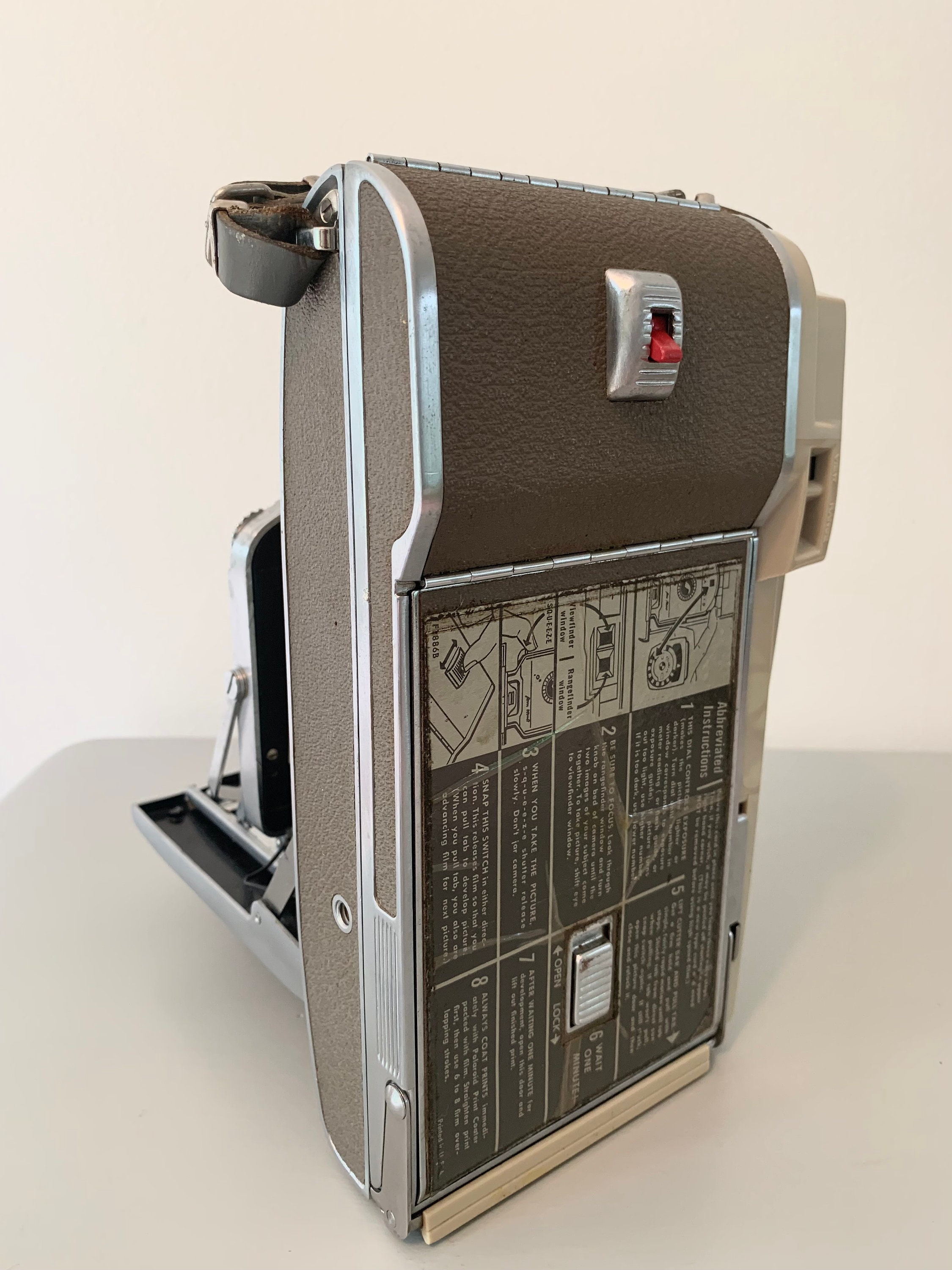 Vintage 1950s Polaroid 800 Land Camera W/accessories, Wink Light, Photoelectric Shutter ...