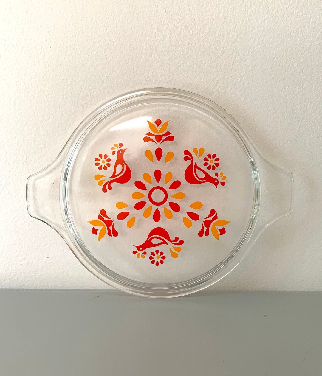 Vintage Pyrex Friendship Casserole Lid, 475-C - Etsy