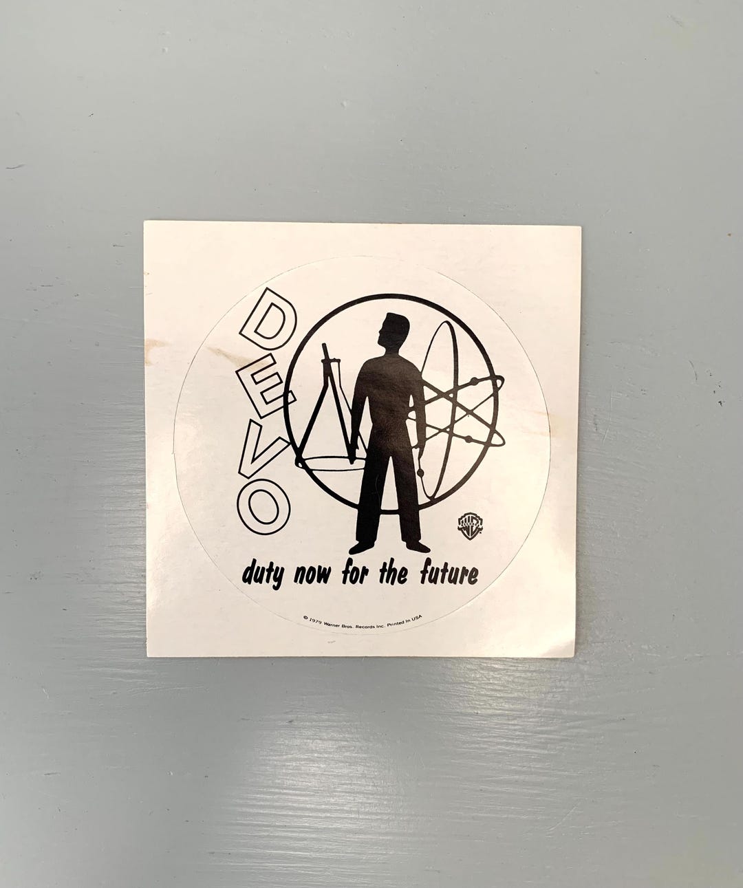 Rare Original 1979 Devo Sticker, Duty Now for the Future, Warner Bros ...