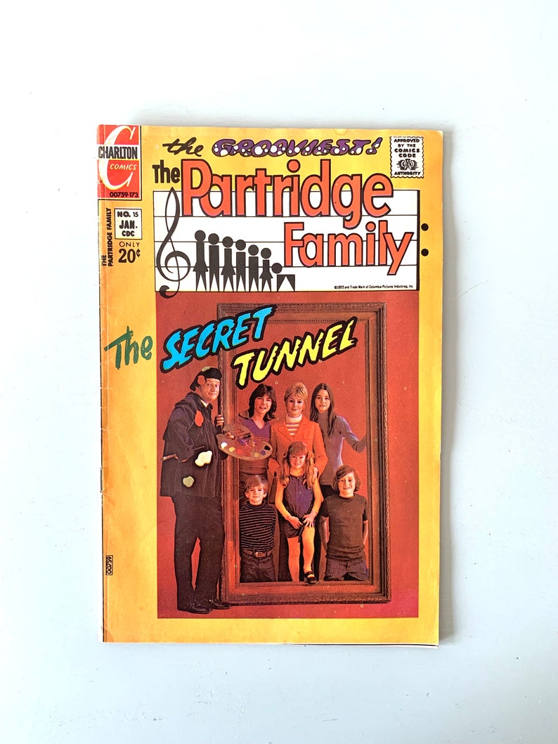 Vintage Partridge Family Comic Book, Fun and Cool Vintage 1972 - Etsy