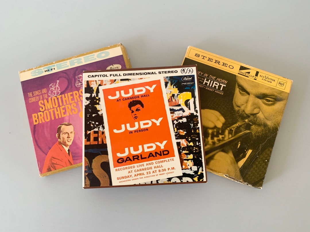 Lot of 3 Vintage Reel to Reel Tapes, Classic 60’s Analog, Judy Garland ...