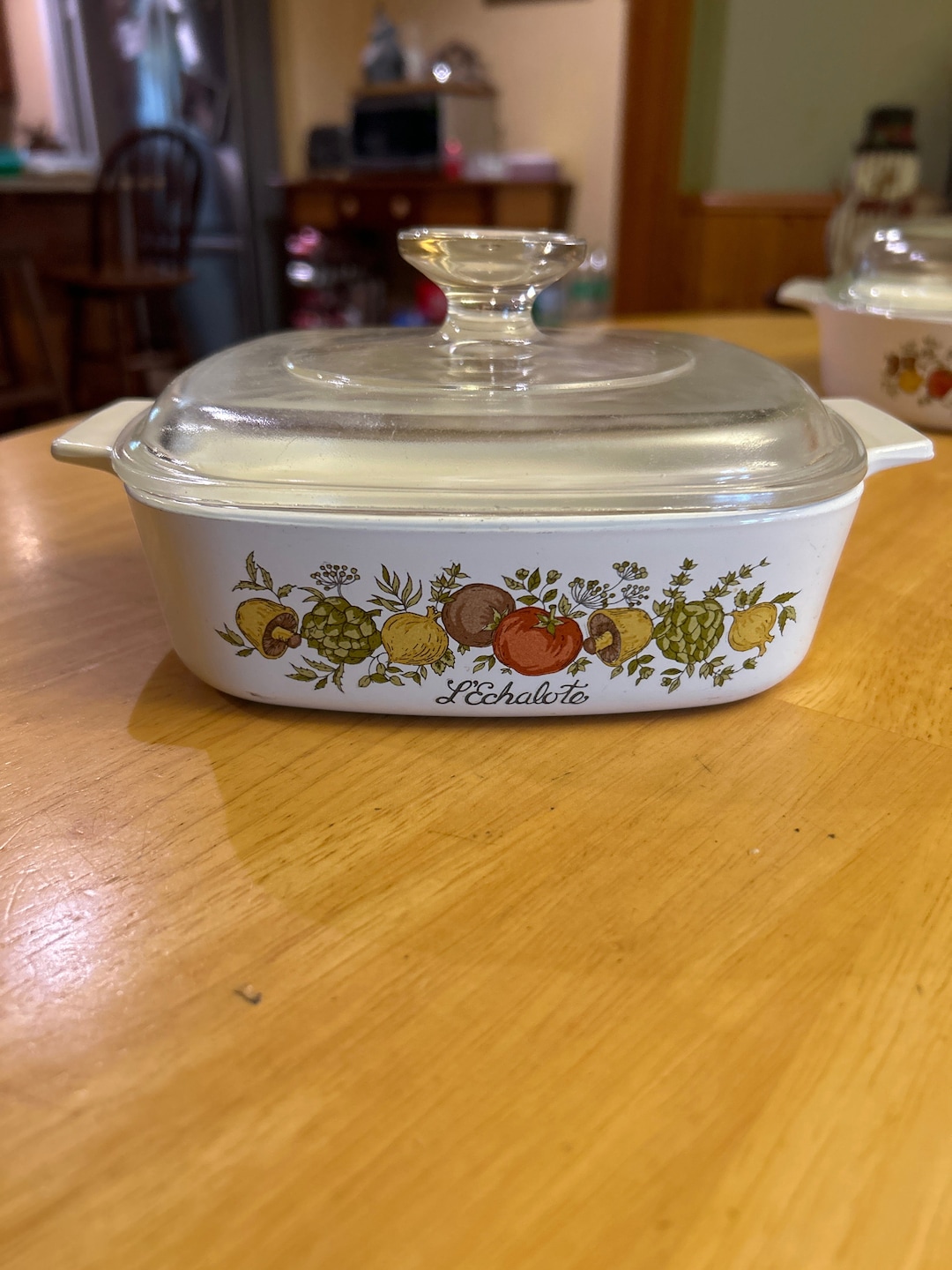 Rare Vintage Corning Ware Spice of Life A-1- B L Echalote 1 Quart ...