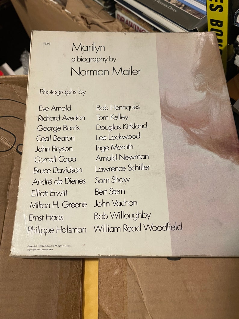 Marilyn a Biography by Norman Mailer - Etsy