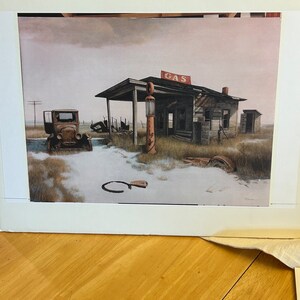 Out of Gas by Eugene Tanner Print - Etsy