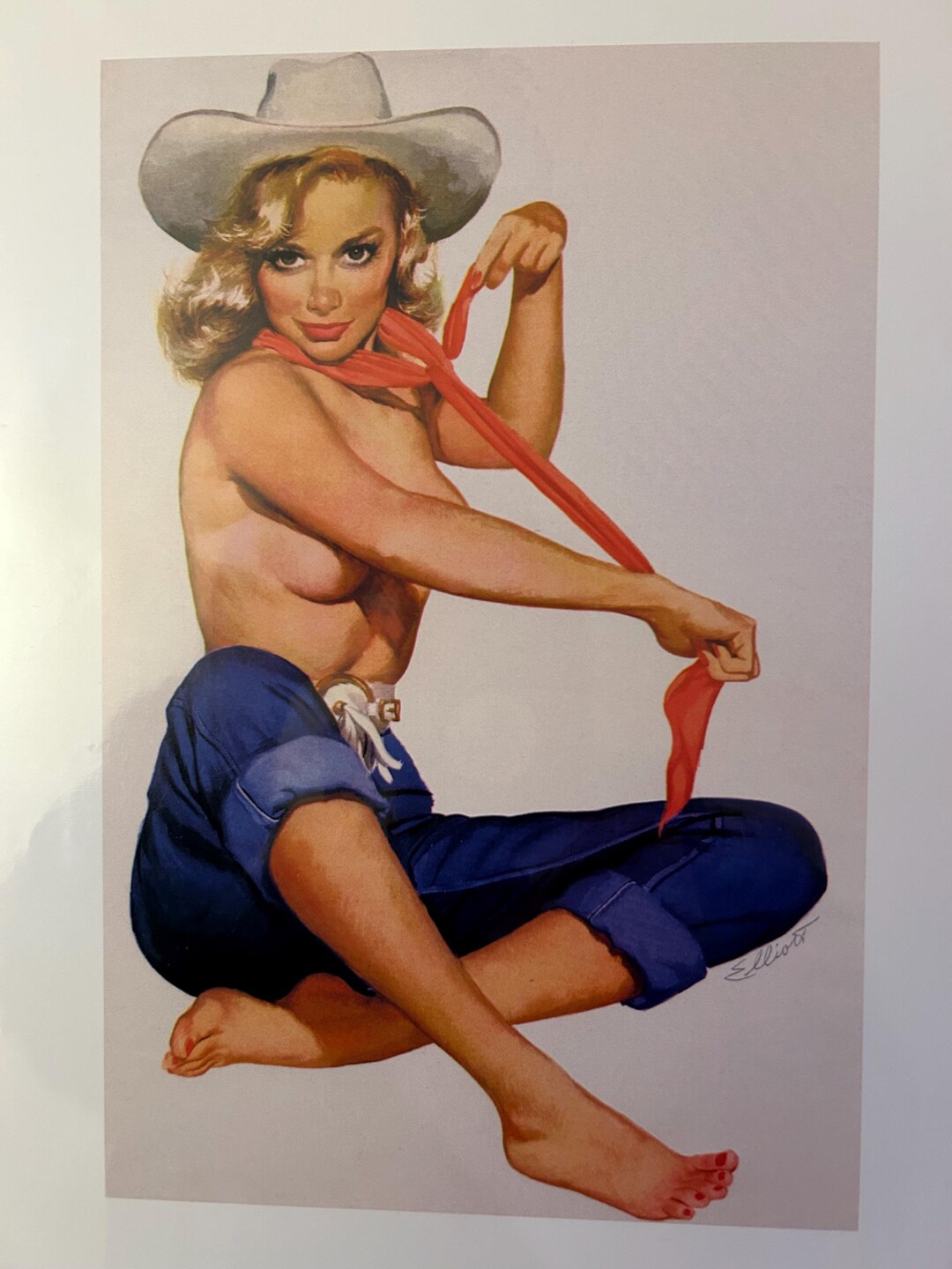 Freeman Elliott Pinup - Etsy