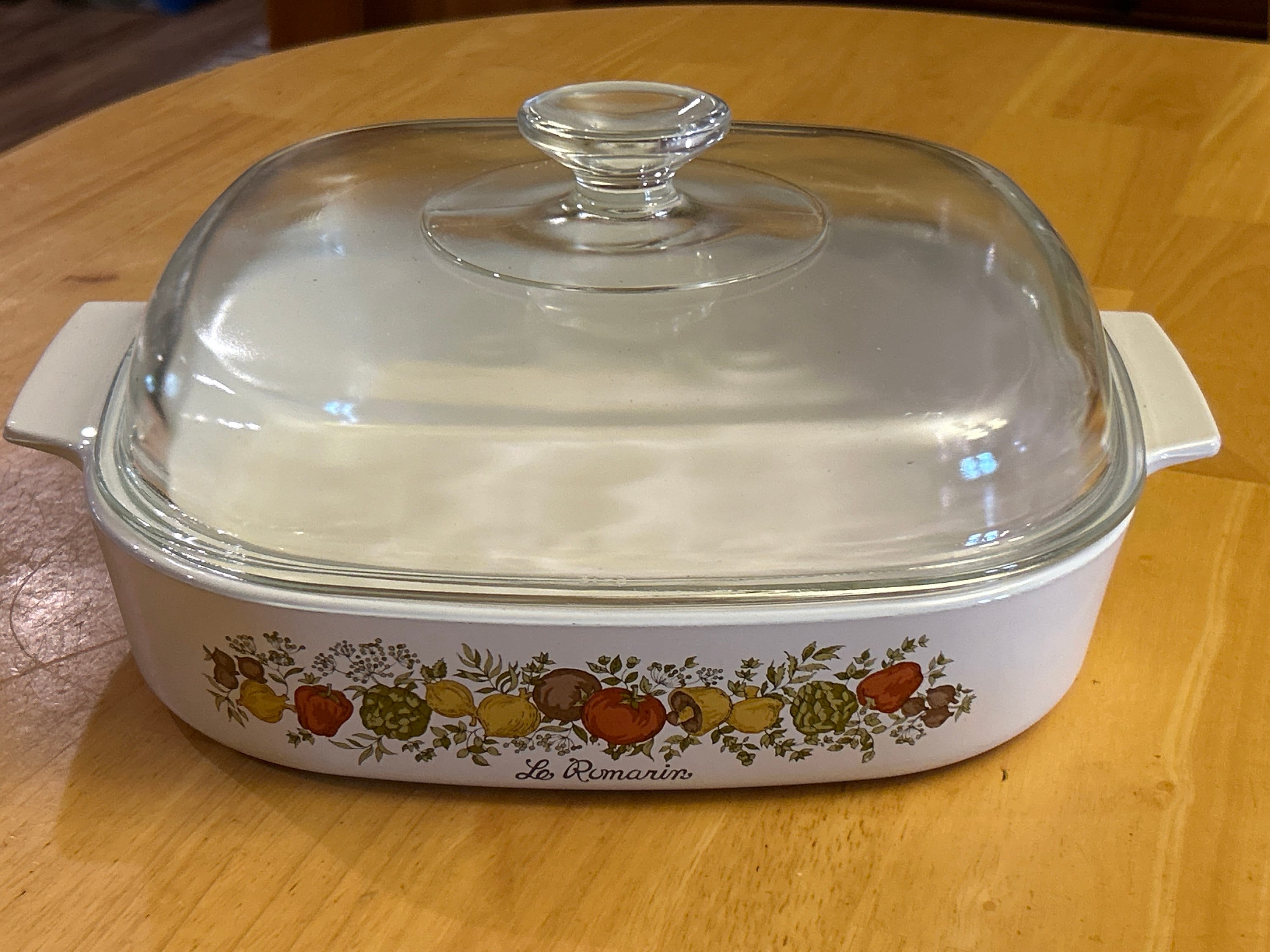 Rare Vintage Corning Ware Spice of Life A-12C Le Romarin Large ...