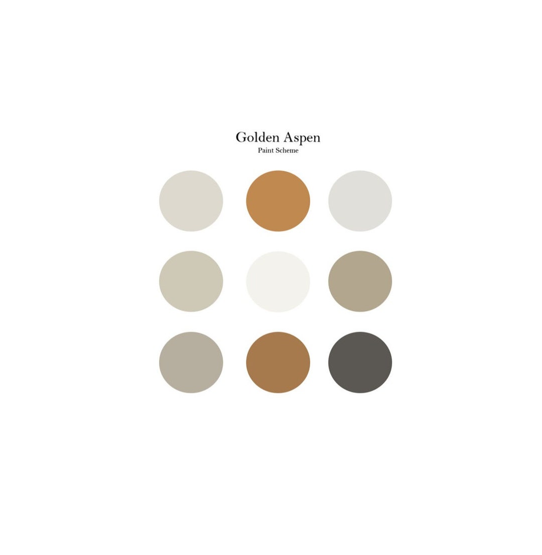 Behr Available at Home Depot, Golden Aspen Nine Color Interior ...