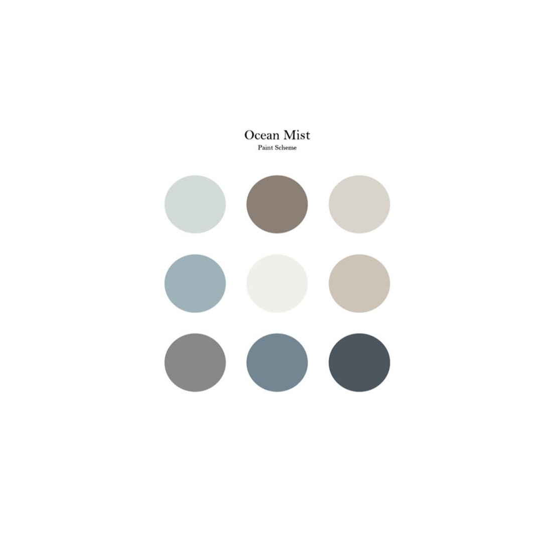 Behr Available at Home Depot, Ocean Mist Nine Color Interior & Exterior ...