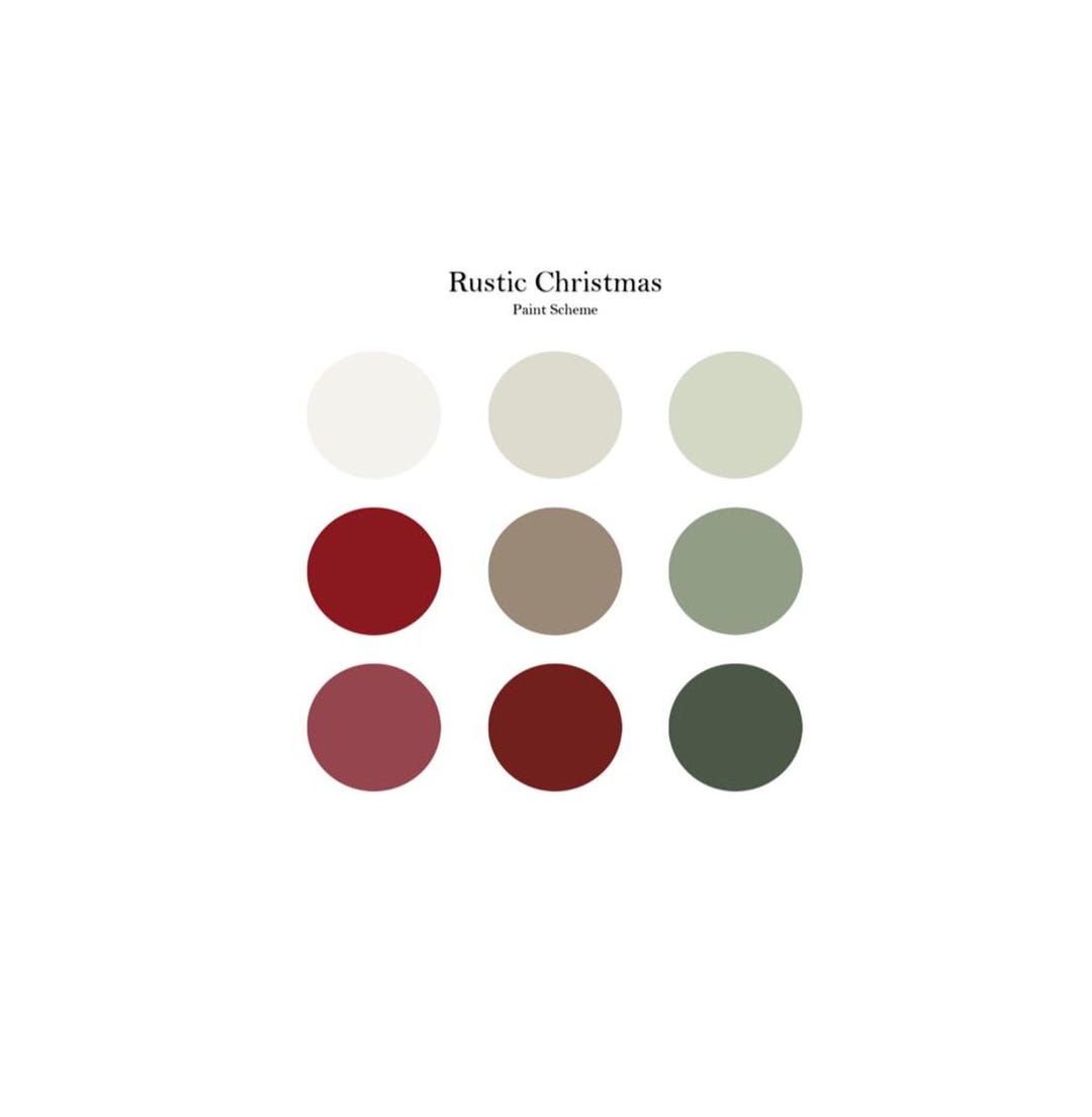 Valspar, Rustic Christmas Nine Color Interior & Exterior Paint Palette ...