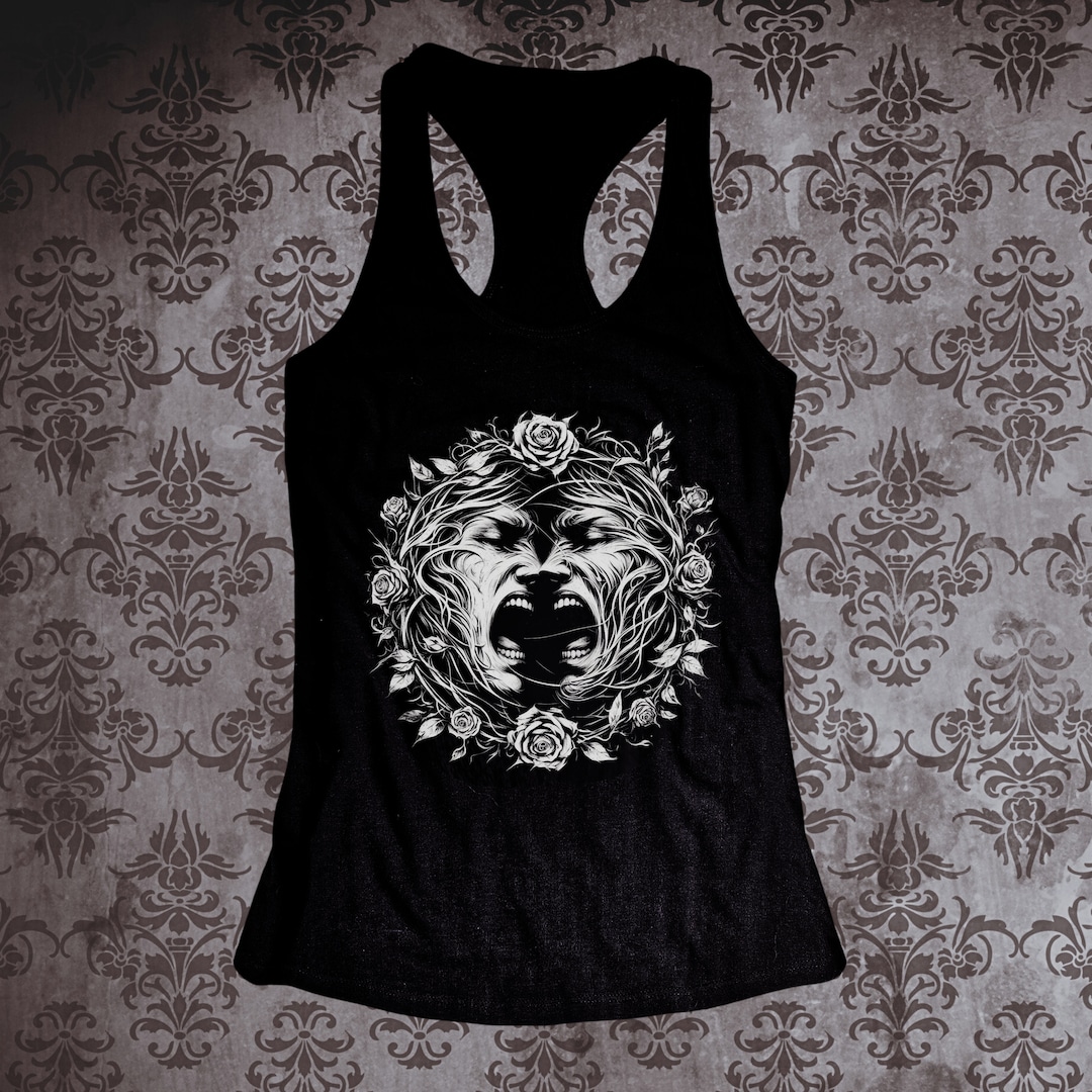 Gothic Tank Top - Goth Grunge Shirt - Edgy Gothic Clothes for Women and ...