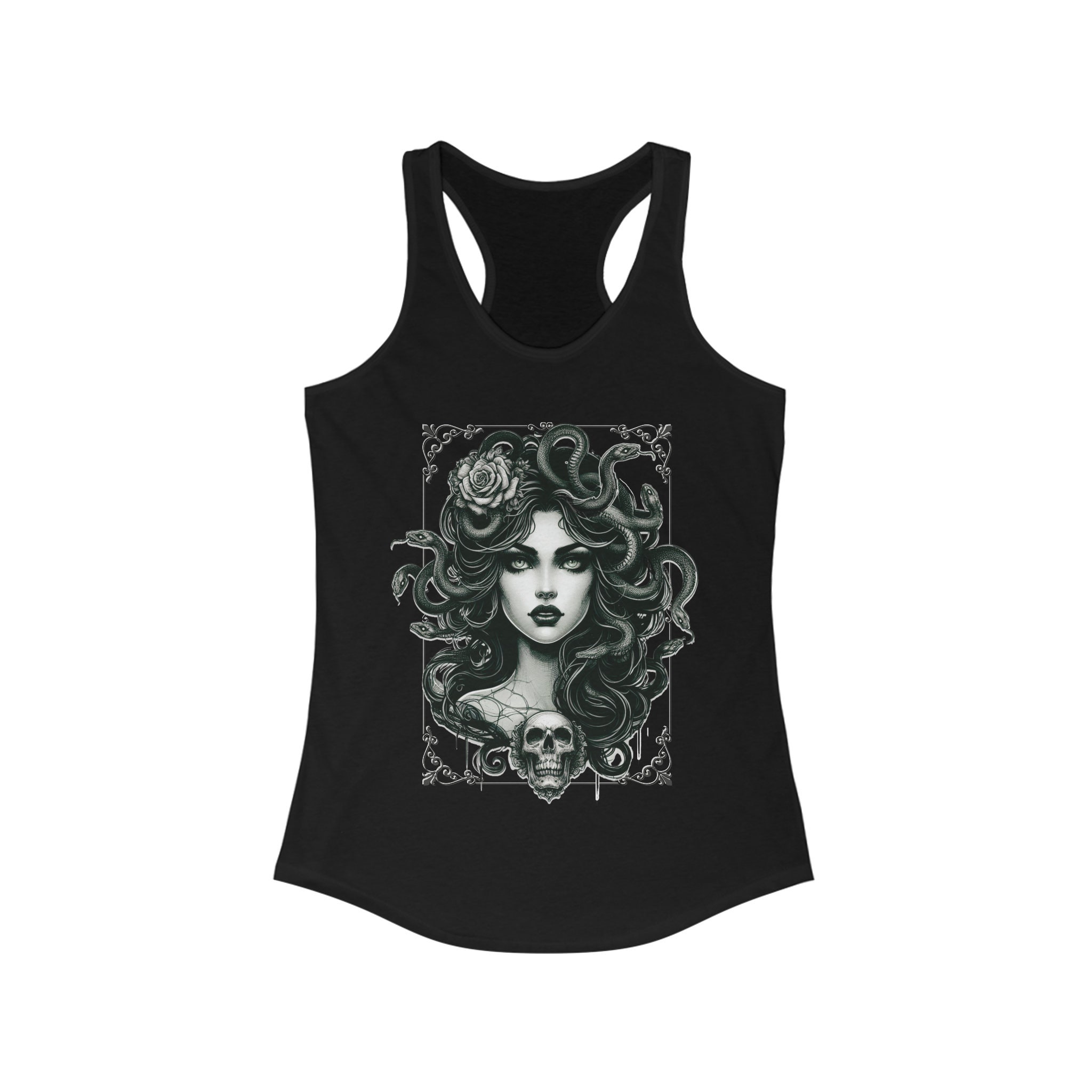 Medusa Racerback Gothic Tank Top Gothic Clothes Edgy Aesthetic Goth ...