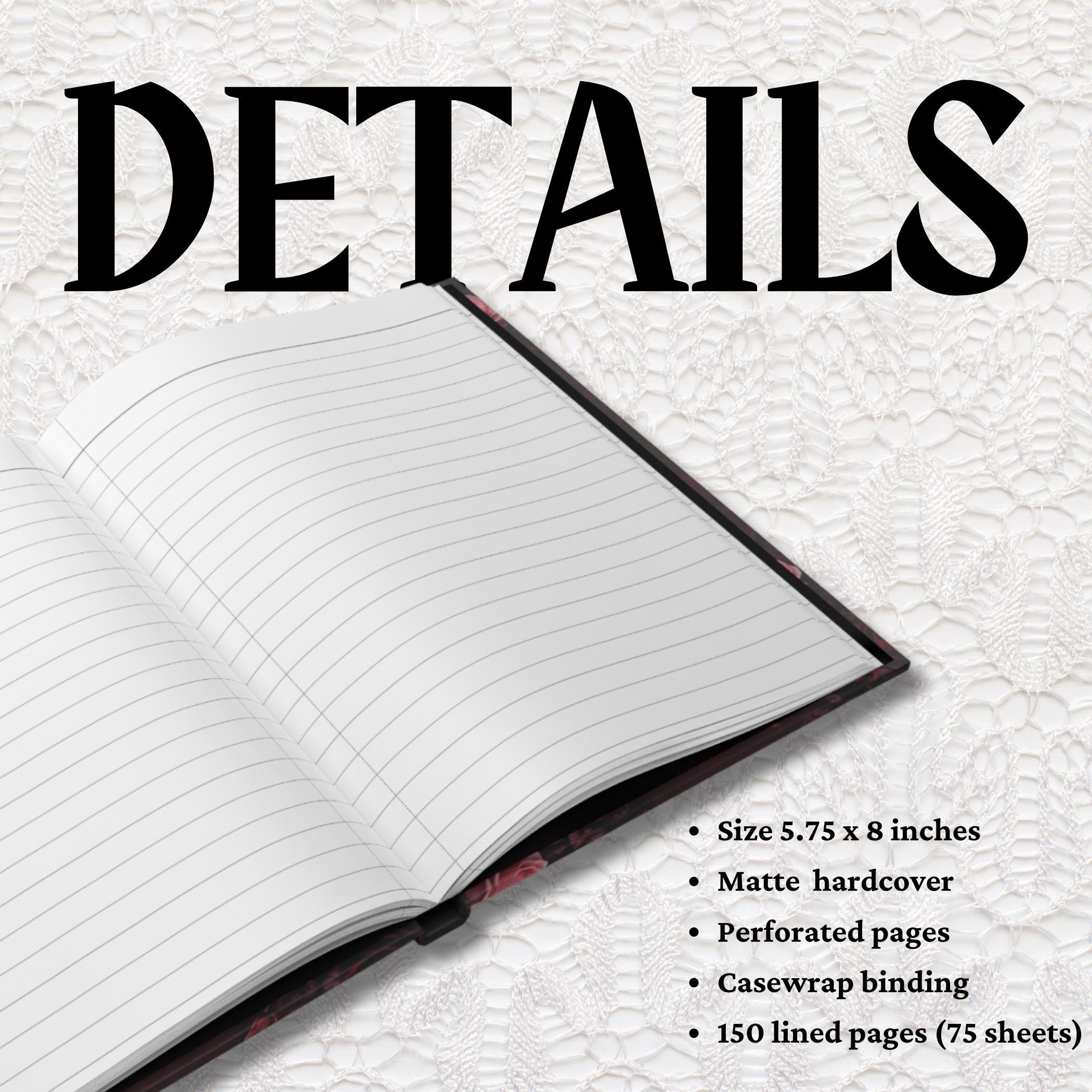 Personalized Hardcover Journal With Custom Text | Vintage Book-style ...