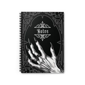 Vampire's Hand Spiral Notebook - Ruled Line | Gothic Journal, Diary ...