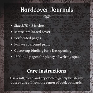 Romantic Floral Gothic Journal Female Silhouette Hardcover Notebook ...