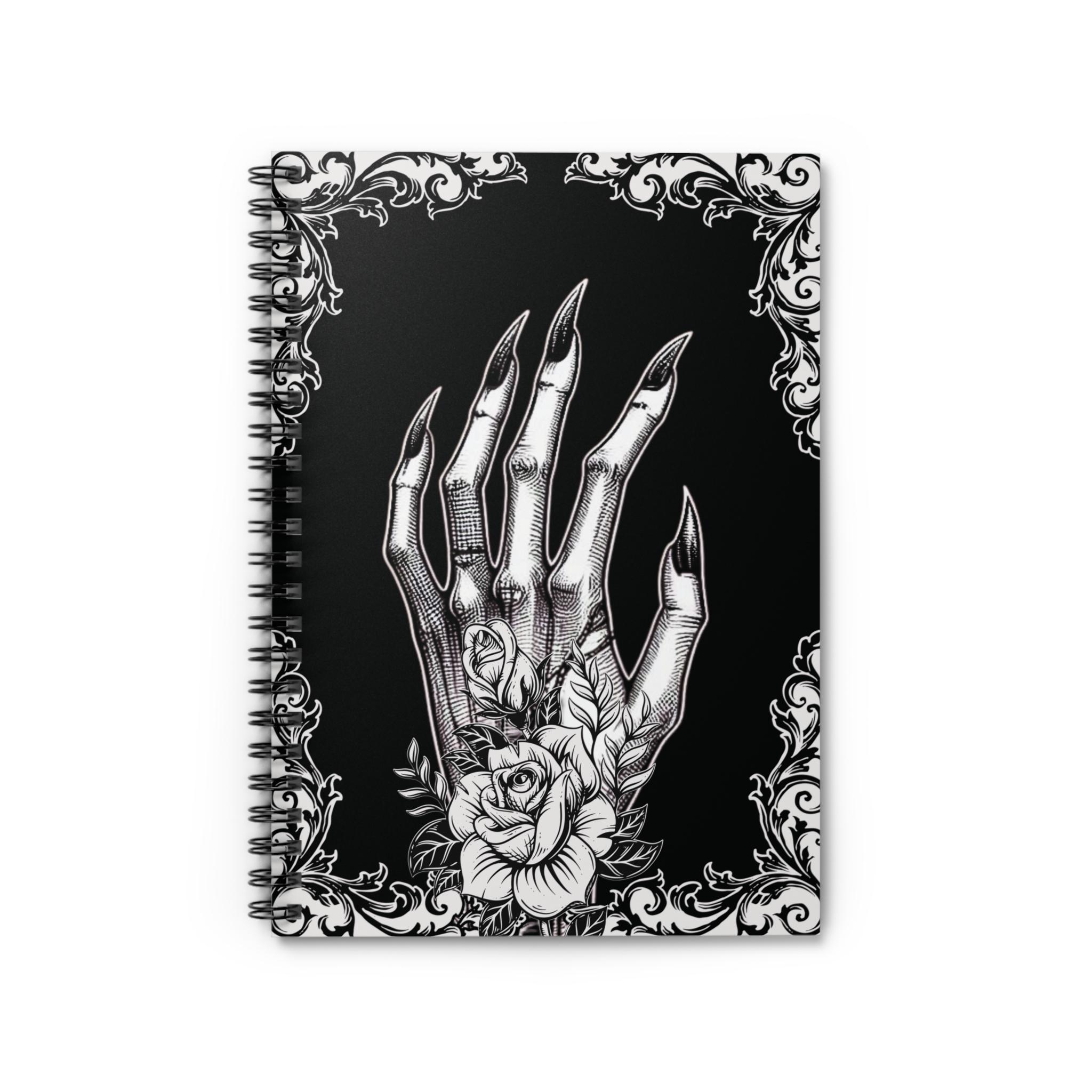 Eerie Hand Spiral Notebook - Ruled Line | Gothic Journal, Diary ...