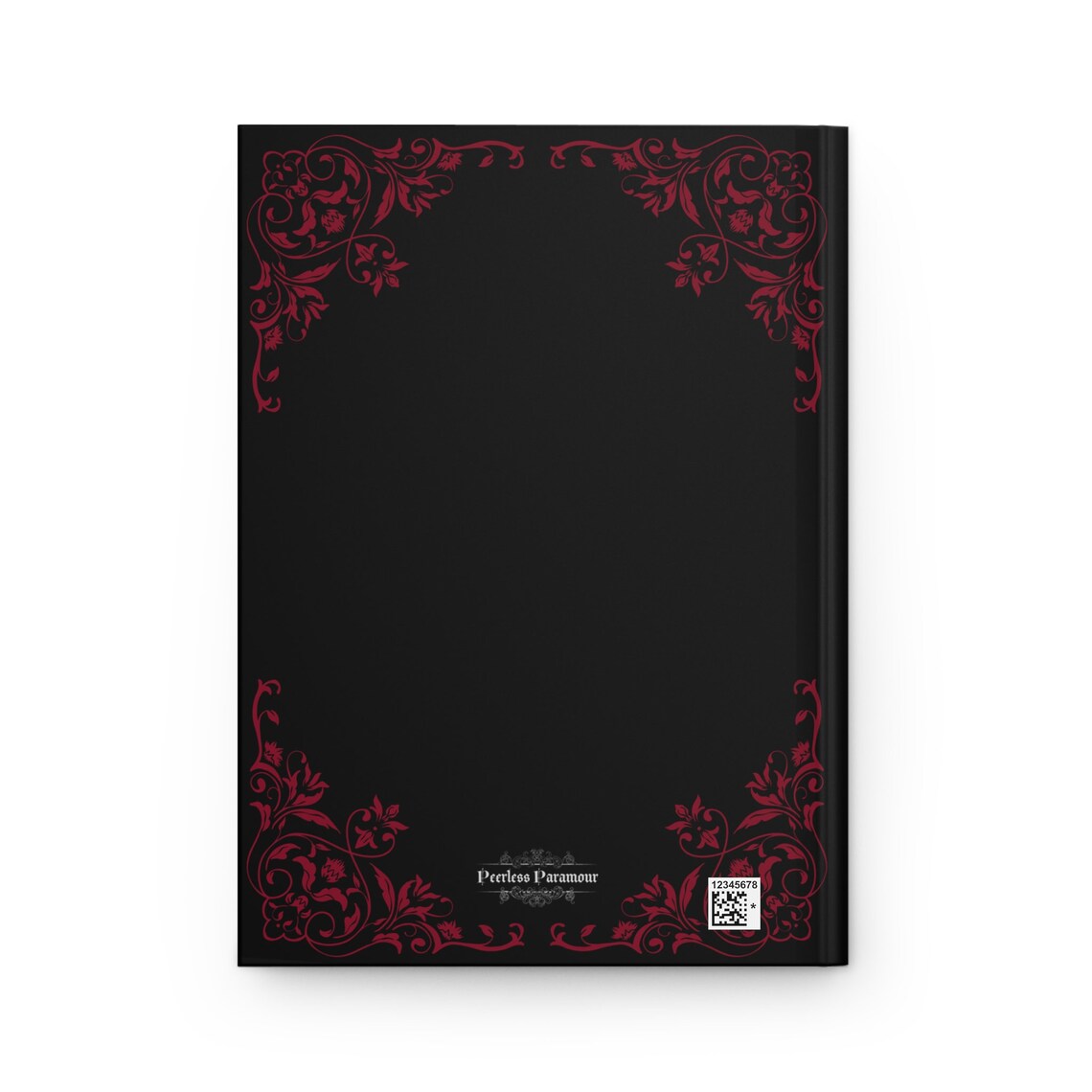 Red Rose Hardcover Gothic Journal Dark Victorian Floral Goth Notebook ...