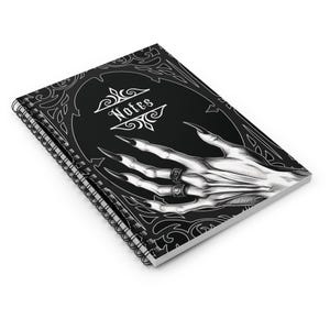 Vampire's Hand Spiral Notebook - Ruled Line | Gothic Journal, Diary ...