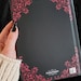 Red Rose Hardcover Gothic Journal With Matte Finish - Etsy