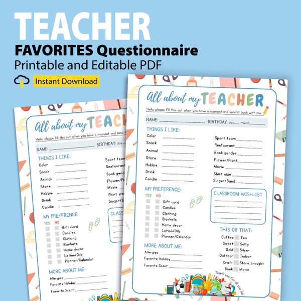 Teacher of Things - Etsy