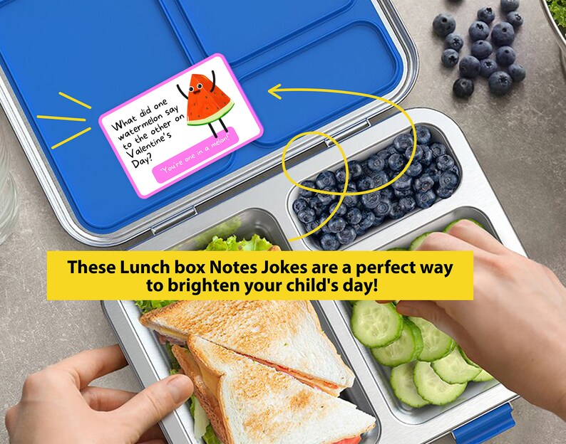 Printable Valentine's Day Jokes for Lunchbox for Kids, Lunchbox Notes ...