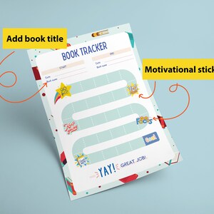 Kids Reading Chart Printable, Kids Reading Tracker, Kid Book tracker ...