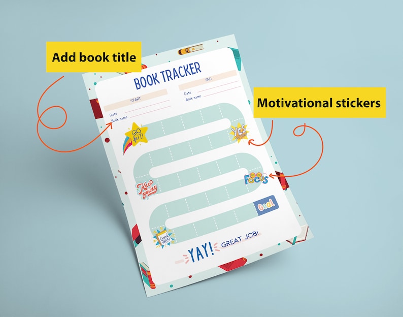 Kids Reading Chart Printable, Kids Reading Tracker, Kid Book tracker ...