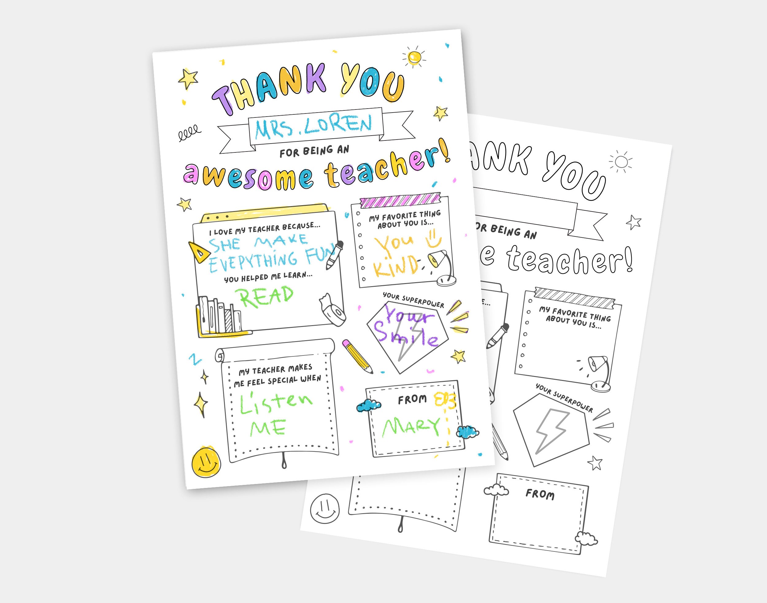 Teacher Appreciation Gift, Teacher Appreciation Week, All About Teacher ...