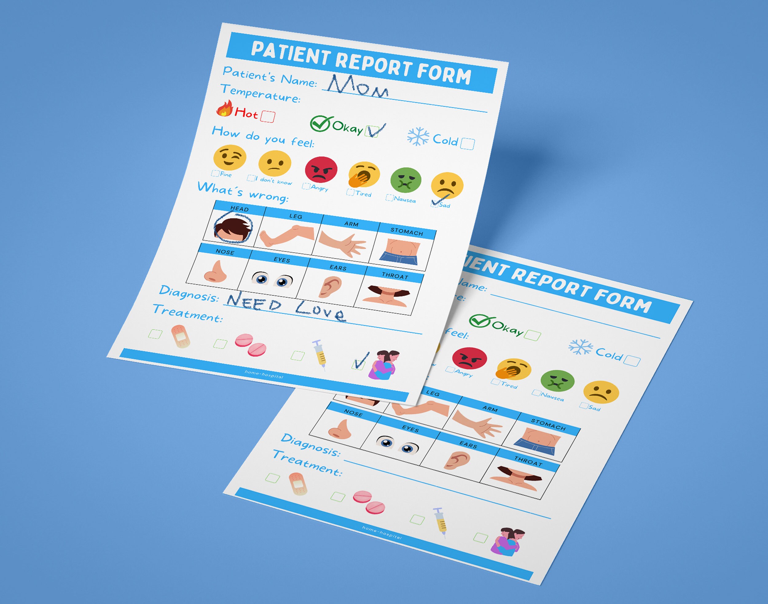 Doctors and Nurses Pretend Play Printable for Kids Doctor - Etsy