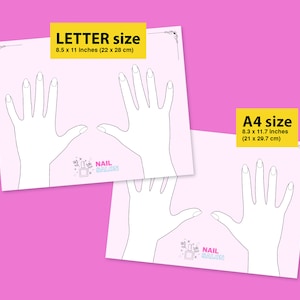 Pretend Play Nail Salon Printable: Kids Manicure Set (digital Download ...