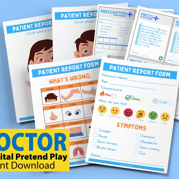 Doctor Pretend Play - Etsy