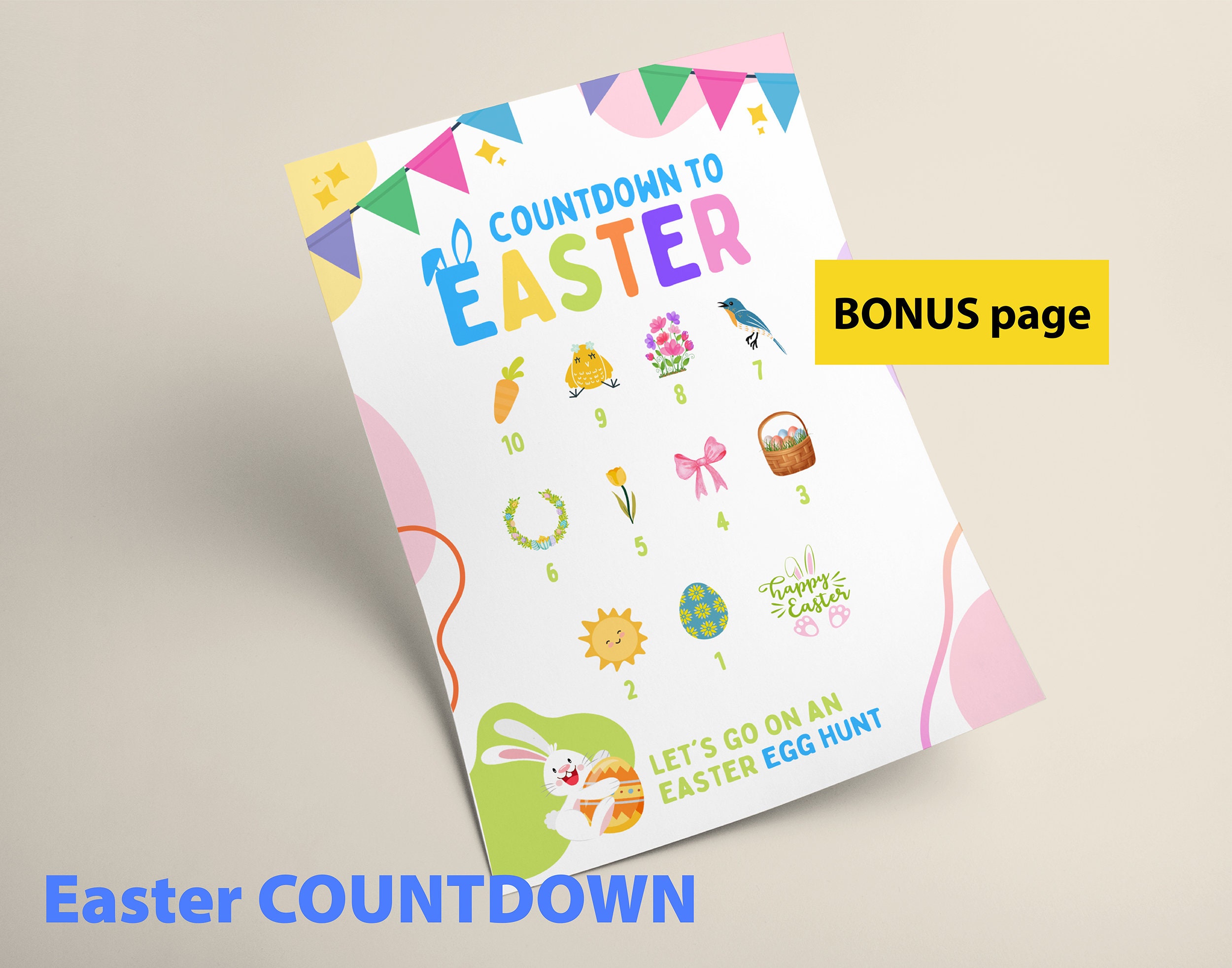 Printable Easter Bunny Letter, Easter Basket Stuffers, Easter Bunny ...