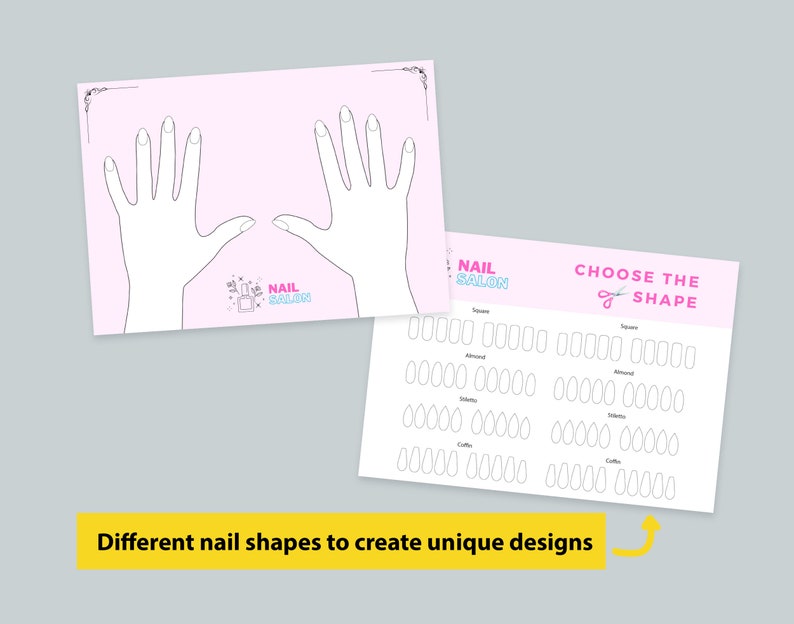 Pretend Play Nail Salon Printable, Kids Manicure Play, Kids Pretend ...