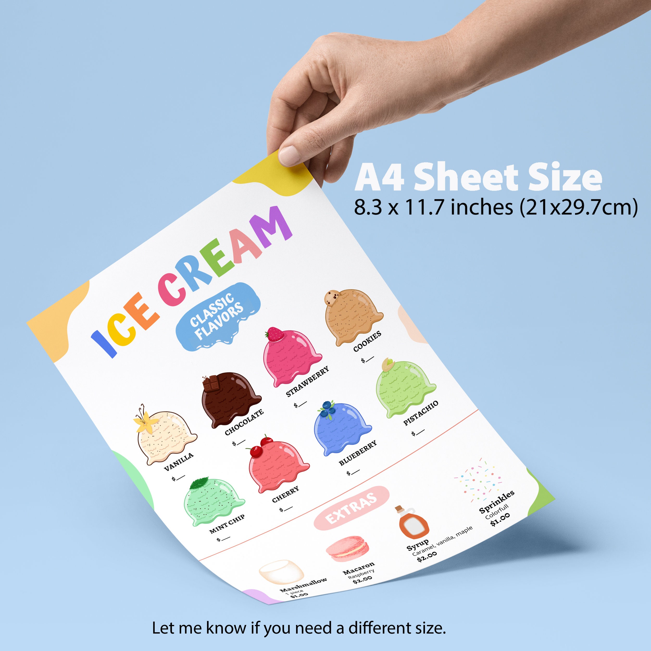 Pretend Play Ice Cream Printable, Ice Cream Shop Dramatic Play Set ...