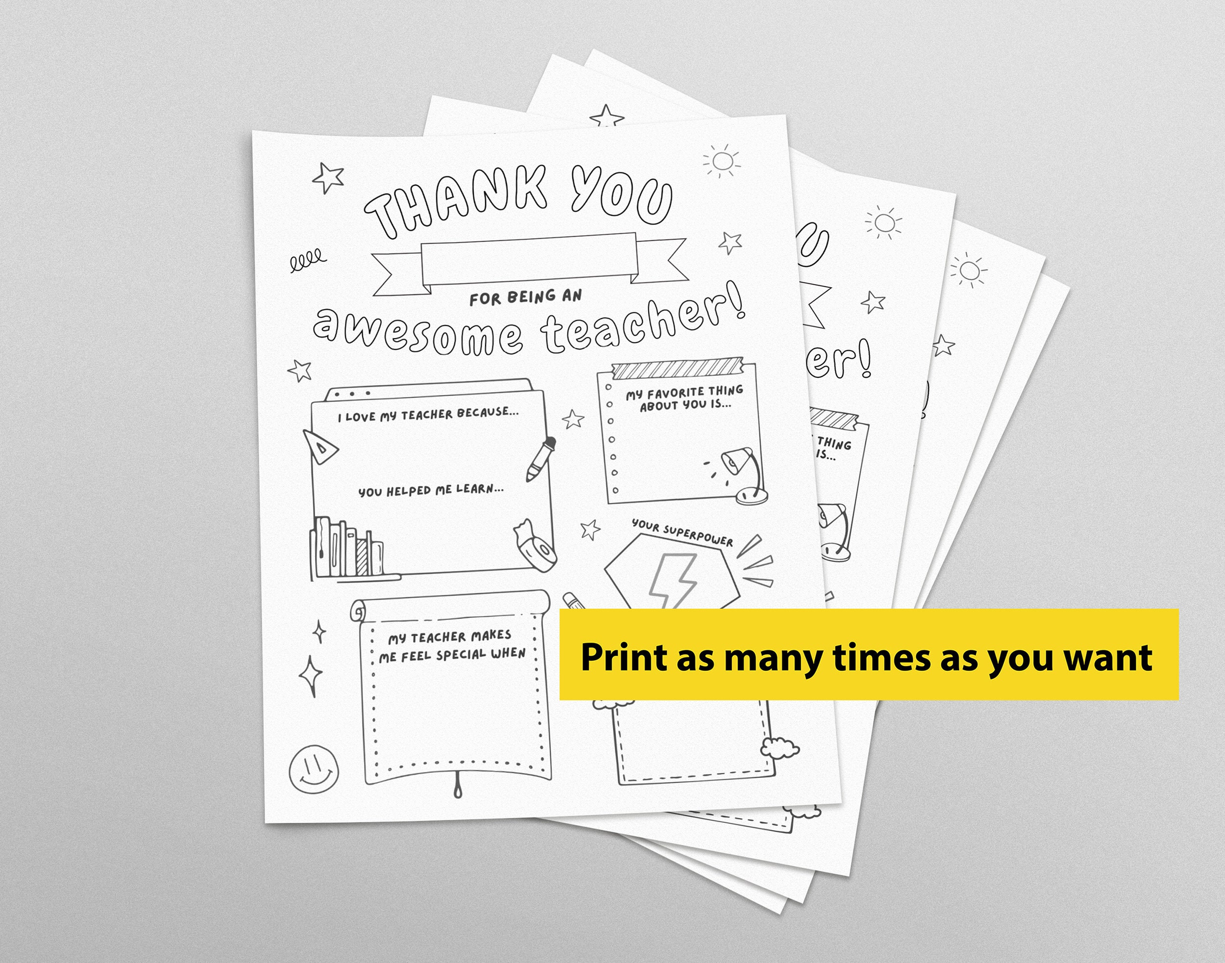 Teacher Appreciation Gift, Teacher Appreciation Week, All About Teacher ...