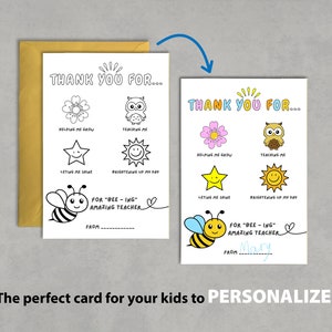 Teacher Gratitude Coloring Card Printable, Teacher Appreciation ...