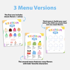 Pretend Play Ice Cream Printable, Ice Cream Shop Dramatic Play Set ...