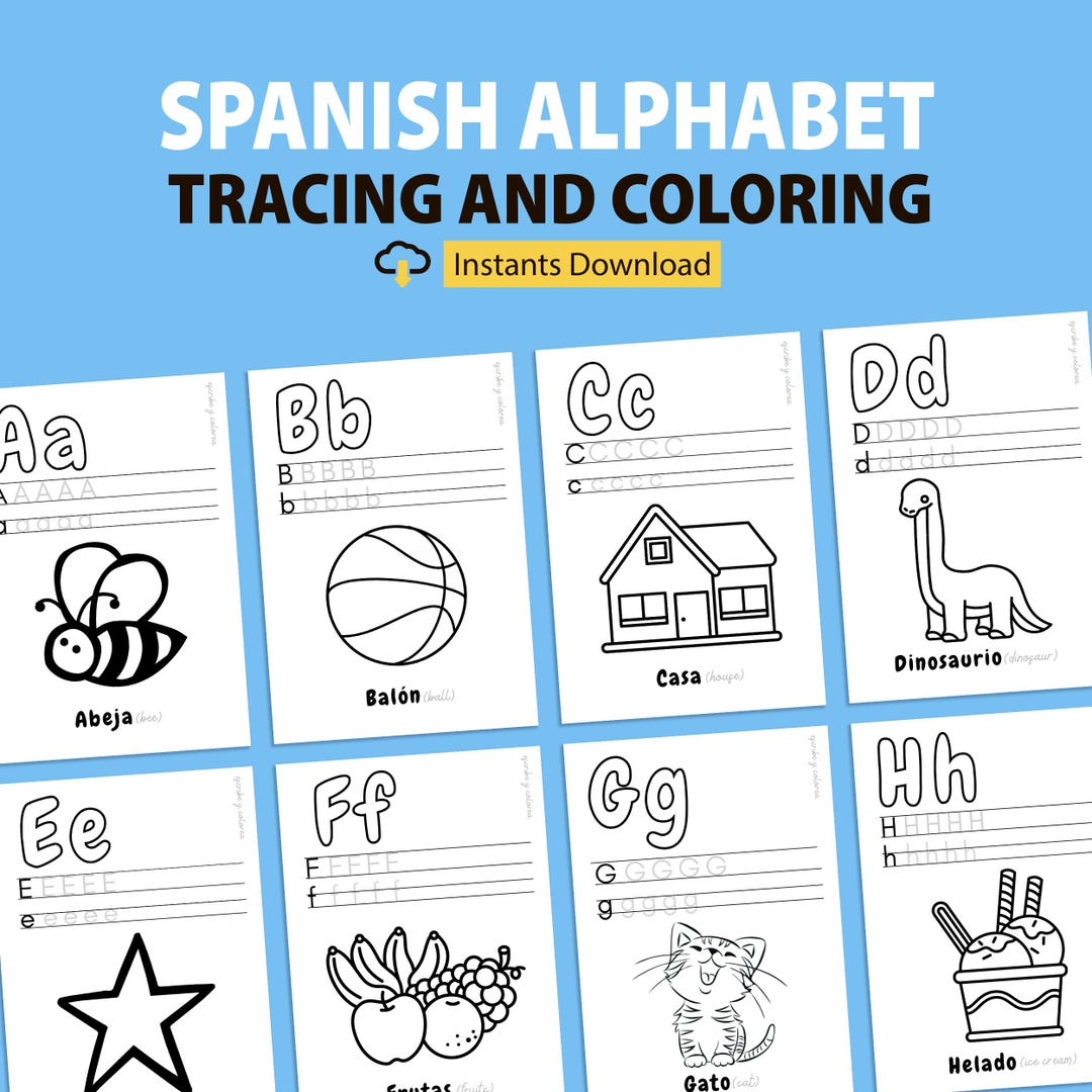 Spanish Alphabet Worksheet, Language Learning, Spanish Classroom ...
