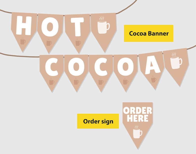 Hot Cocoa Dramatic Play Printable, Coffee Shop Dramatic Play, Cafe ...