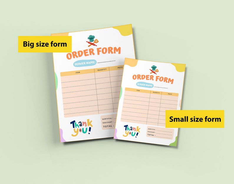 Pretend Play Restaurant Menu Printable: Kids Kitchen, Chef Roleplay ...