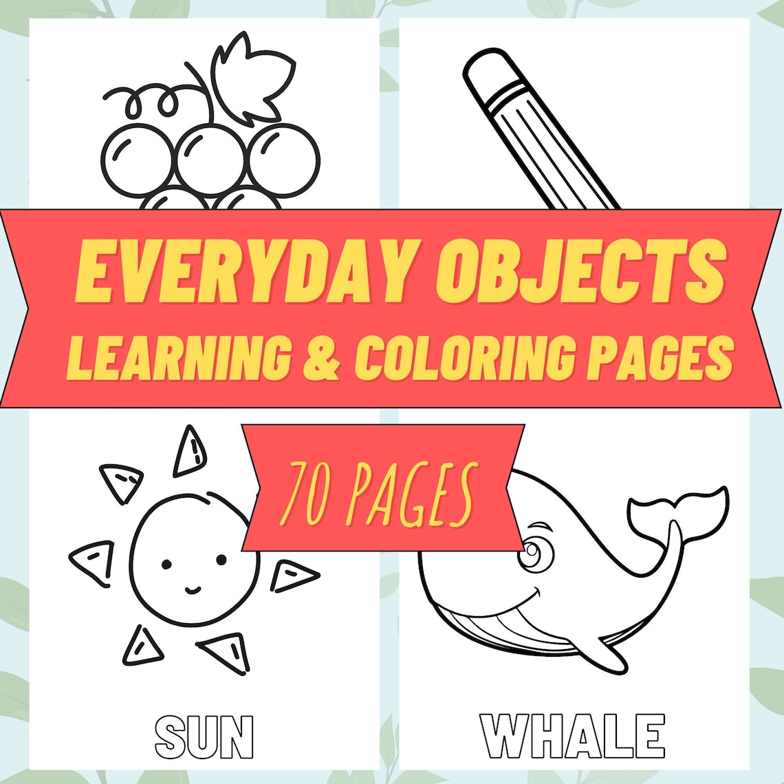 70 Printable Coloring Pages for Kids, Toddlers, Preschoolers, Coloring ...