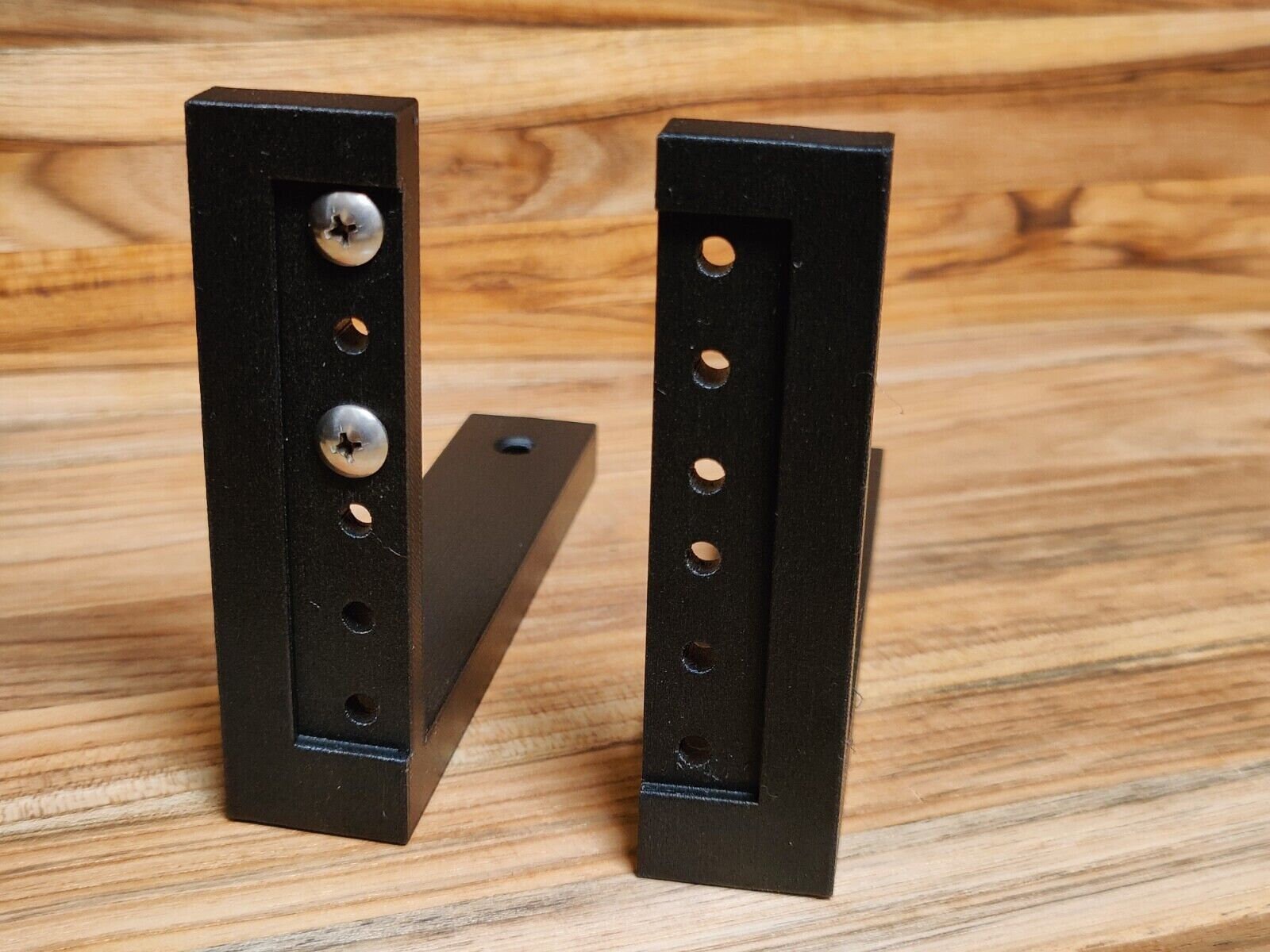 2U Studio Equipment Rack Pair, 3D Printed, Under-desk 90-degree Table ...